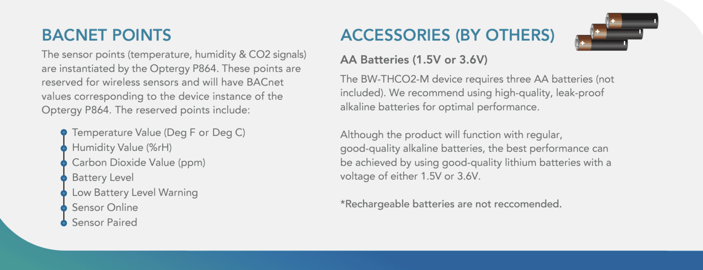 Wireless Temperature, Humidity and CO2 Sensor (BW-THCO2-M)