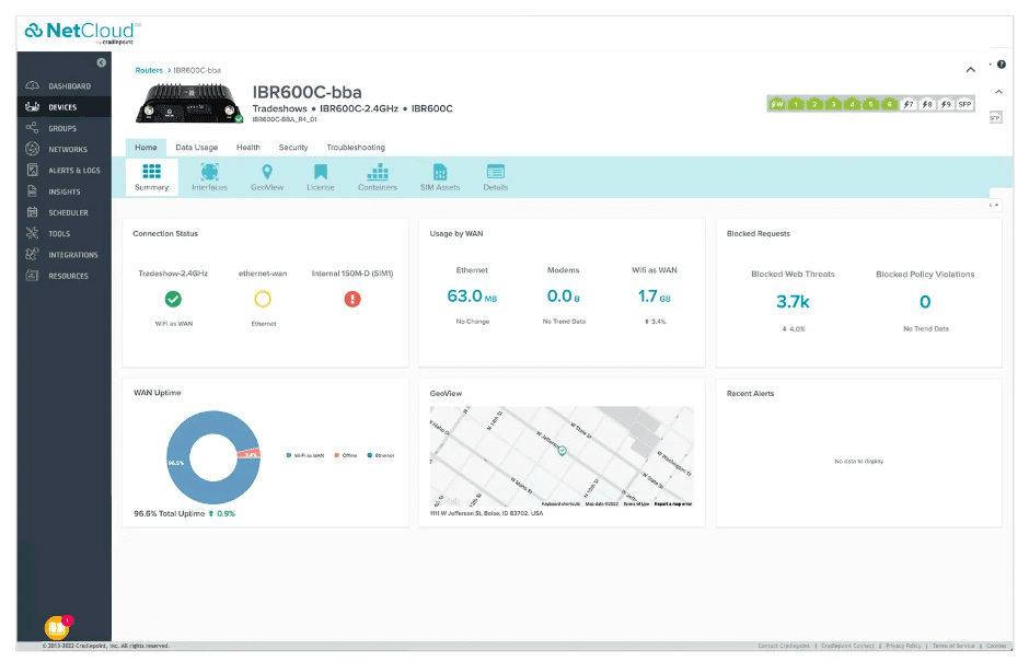 CRADLEPOINT INC: IBR600C