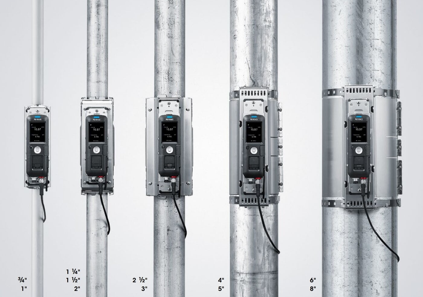 Compressed Air Flow Meter Keyence FD-G Series Ultrasonic