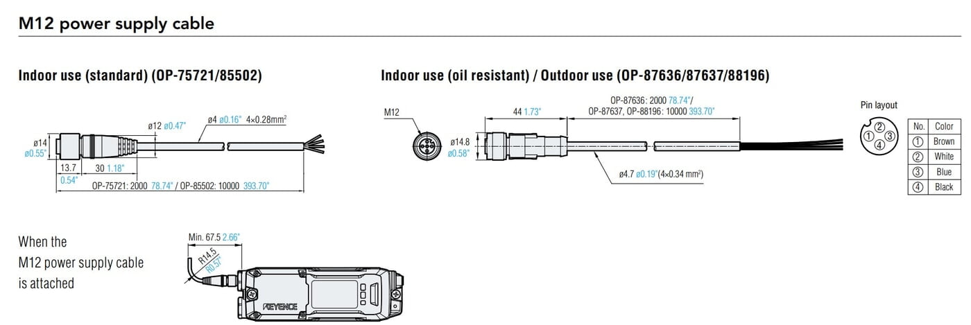 Keyence FD-R Series Clamp On Ultrasonic Water Flow Meter