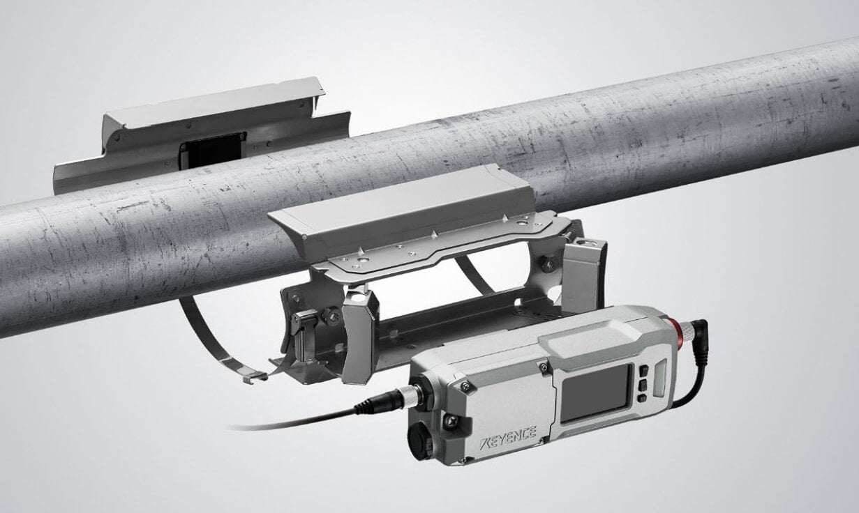 Keyence FD-R Series Clamp On Ultrasonic Water Flow Meter