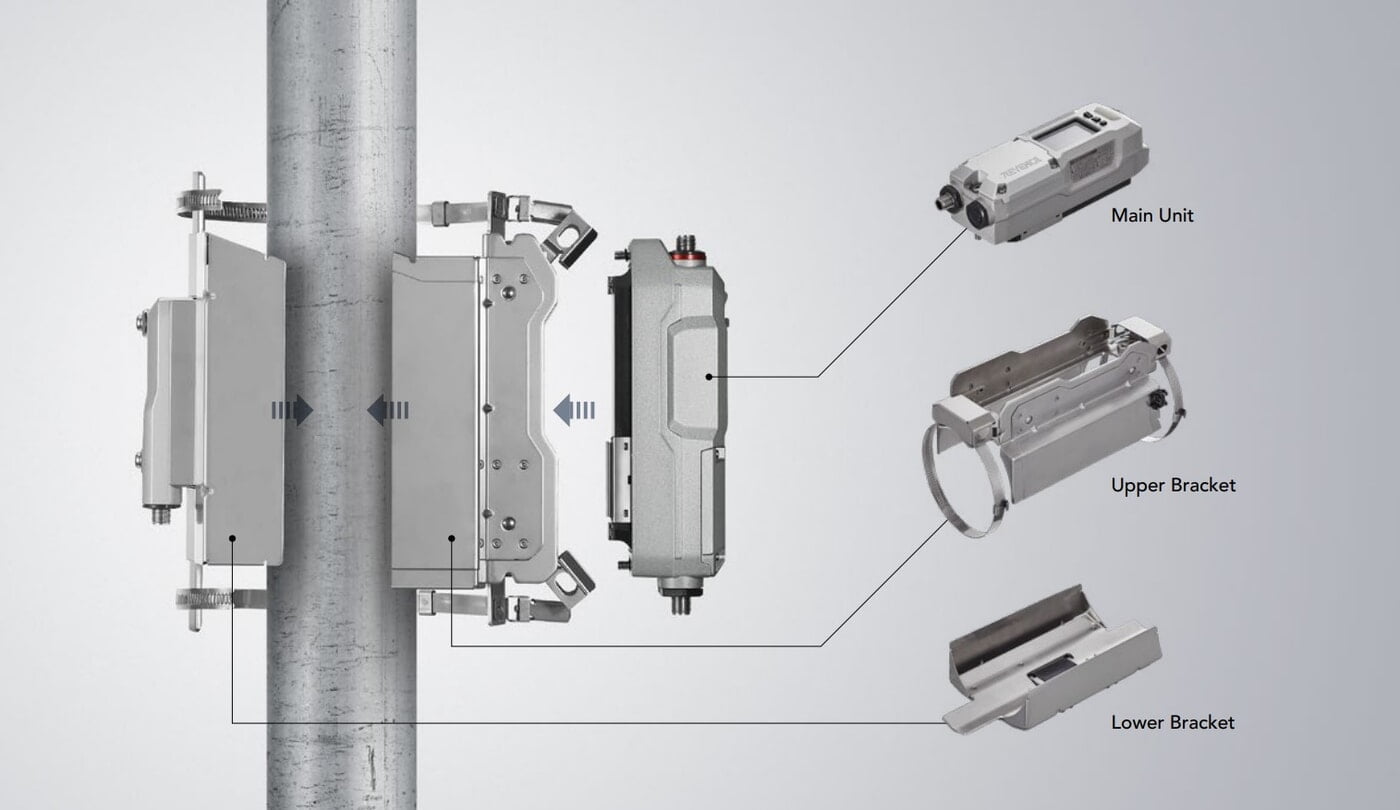 Keyence FD-R Series Clamp On Ultrasonic Water Flow Meter